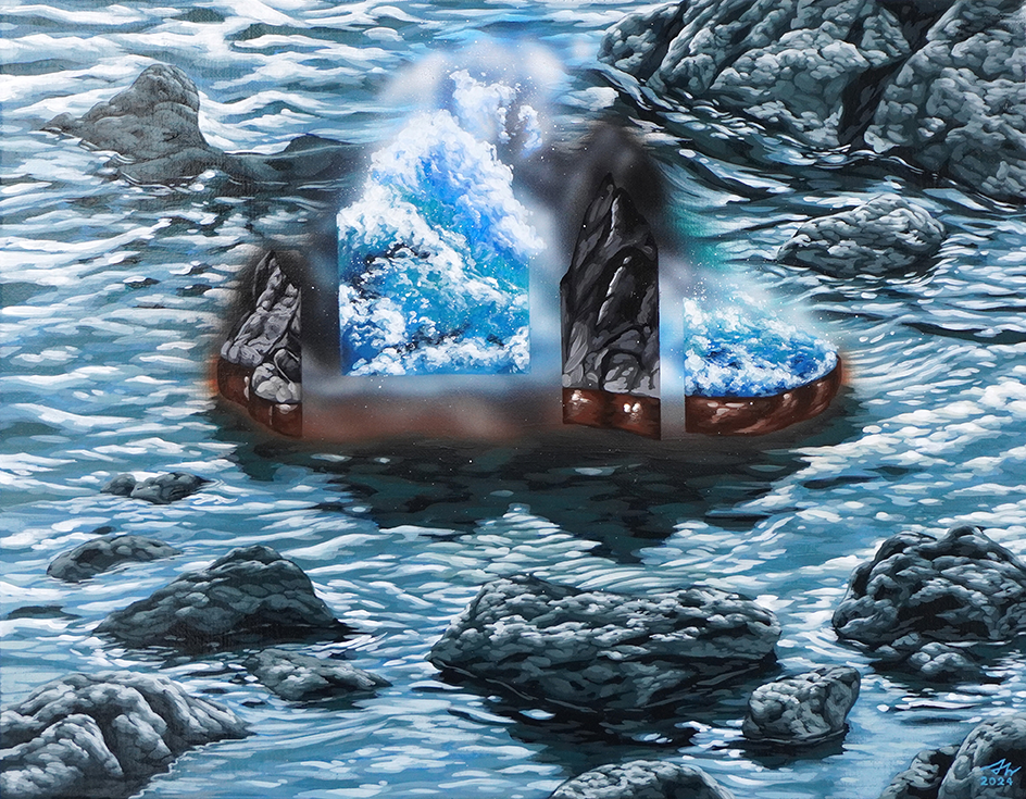 2024 stone has wave - JaeHun Jeong 정재훈 작가